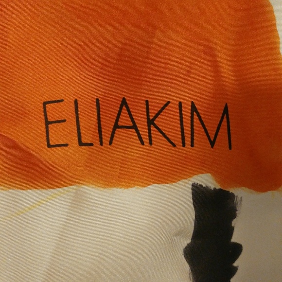 Eliakim | Accessories | Vintage Eliakim Giant Hand Painted Silk Scarf ...